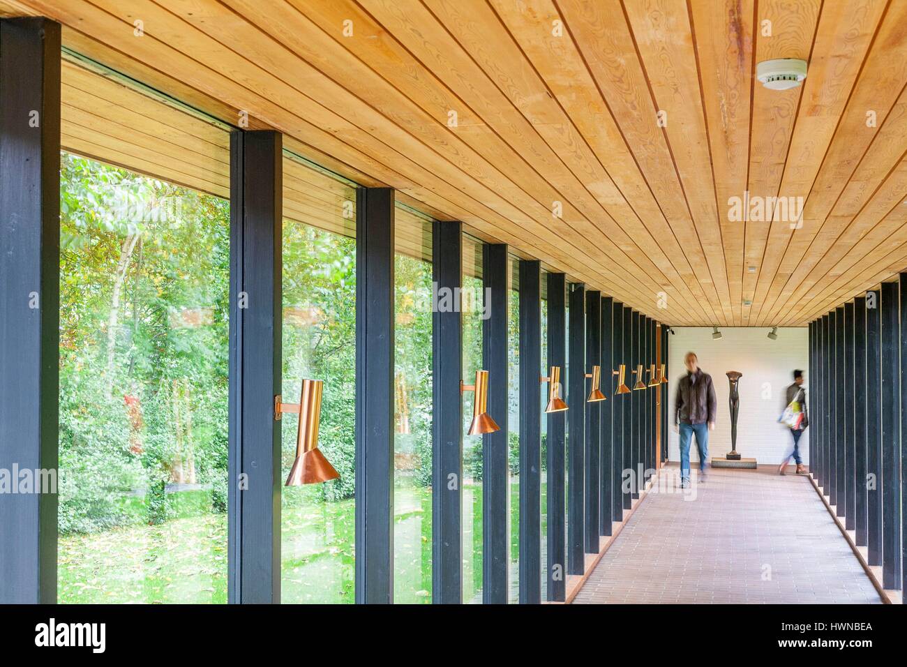 Denmark, Zealand, Copenhagen, Humlebaek, Museum of Modern Art Louisiana ...