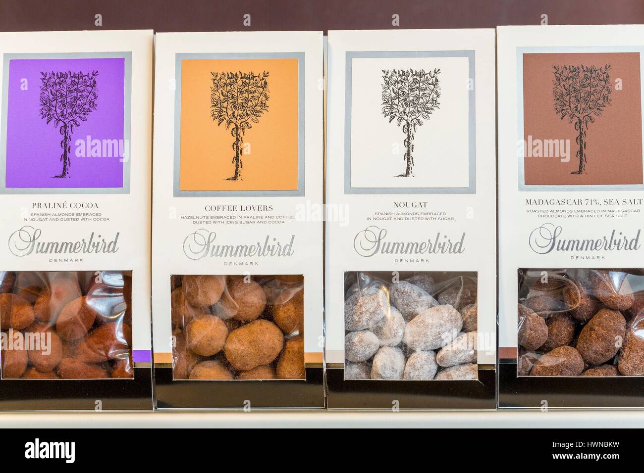 Denmark, Zealand, Copenhagen, Kronprinsensgade, Danish chocolate maker ...
