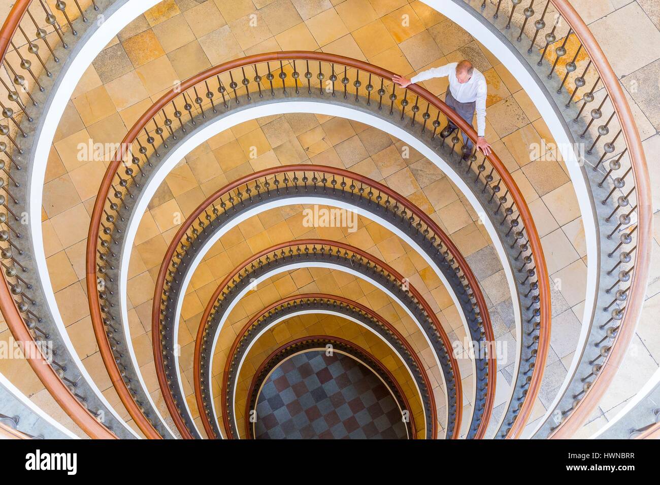 Denmark, Zealand, Copenhagen, Vesterbrogade, Axelborg, an office ...