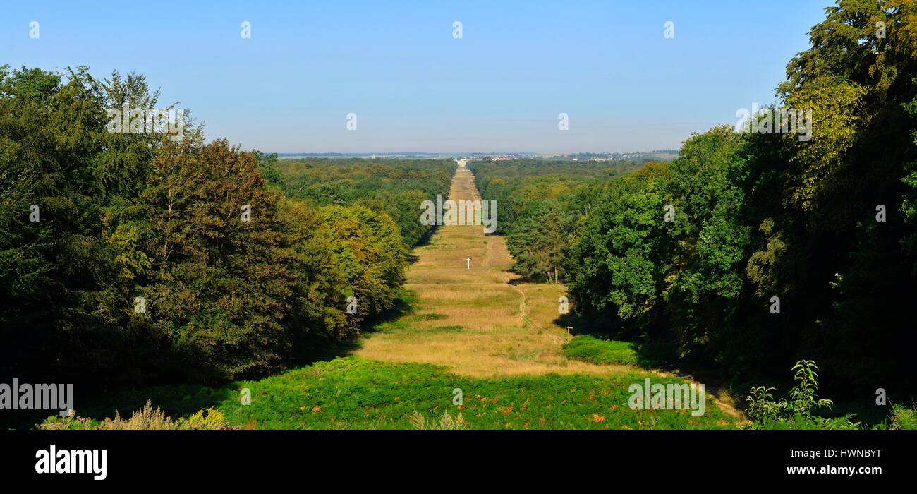 France, Oise, Compiegne, forest of Compiegne, Beaux Monts Stock Photo ...