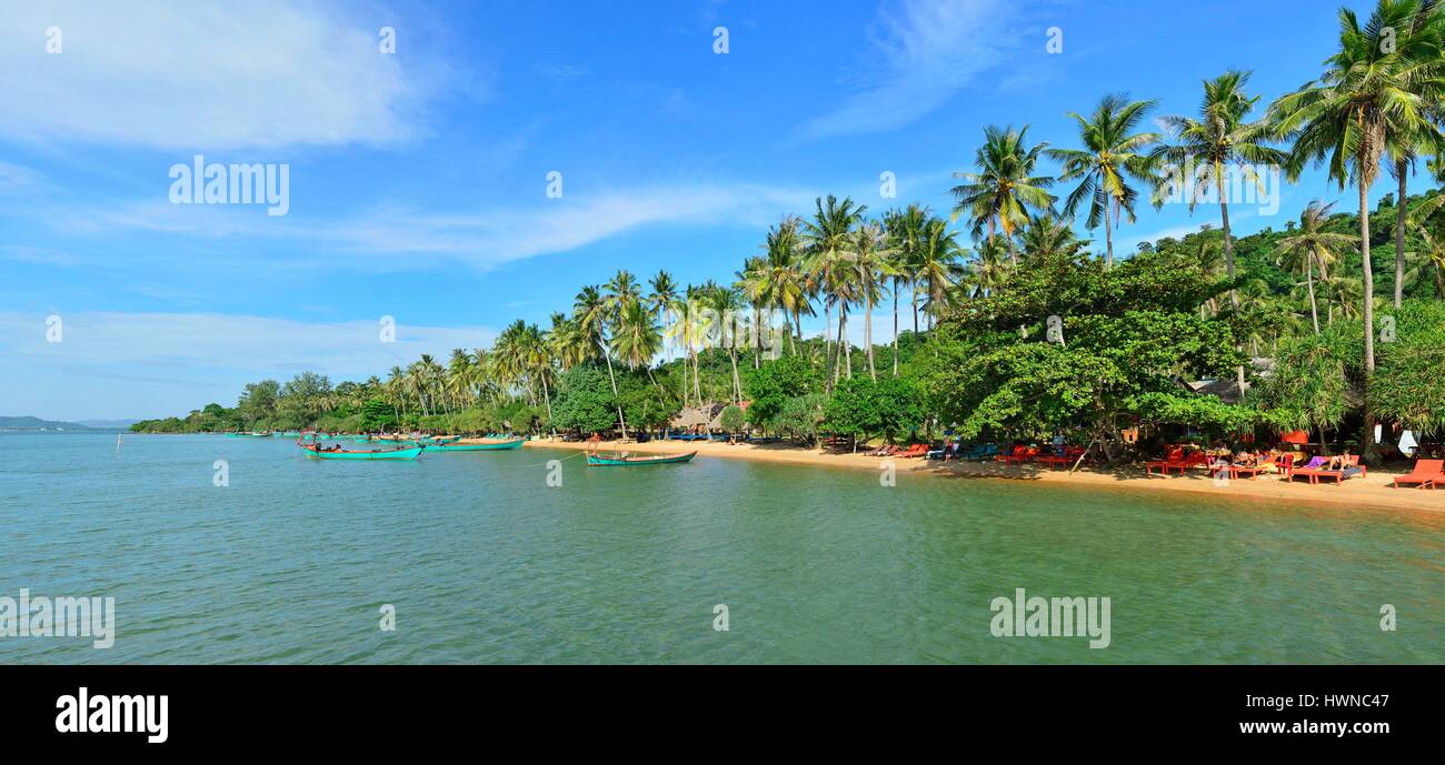 Cambodia, Kampot Province, Tonsay Island (Island of Rabbits Stock Photo ...