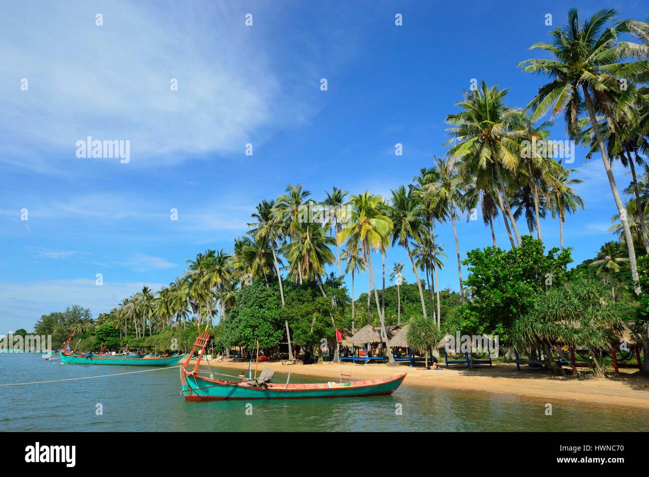 Cambodia, Kampot Province, Tonsay Island (Island of Rabbits Stock Photo ...