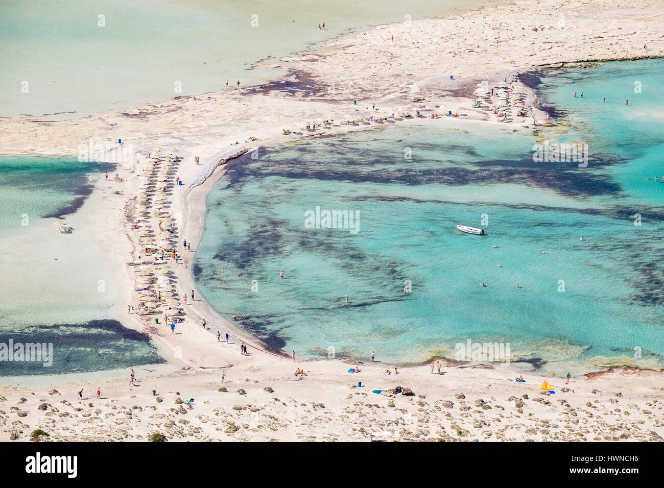 Greece, Crete, Gramvoussa peninsula, Balos lagoon Stock Photo - Alamy