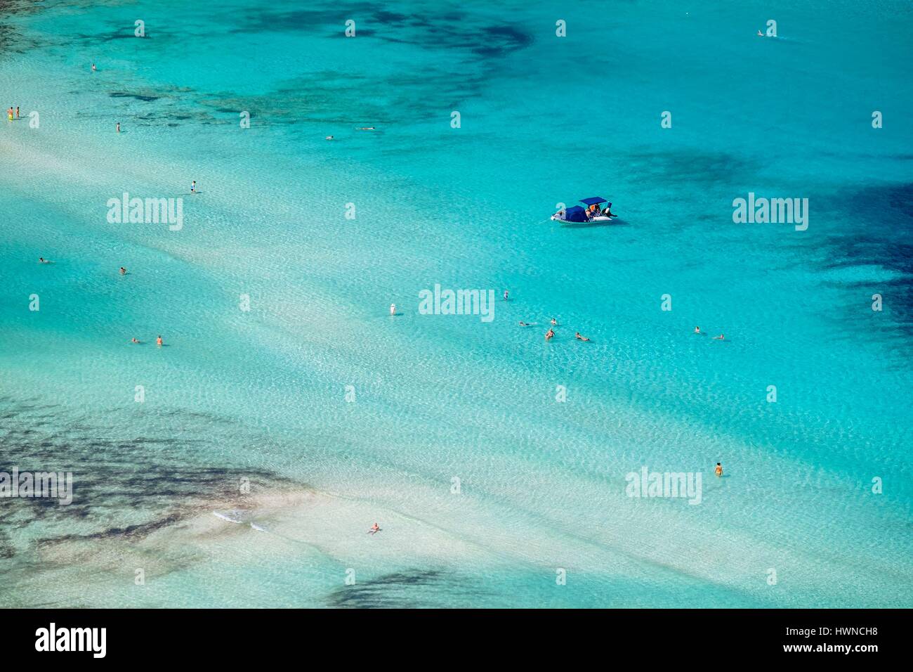 Greece, Crete, Gramvoussa peninsula, Balos lagoon Stock Photo - Alamy