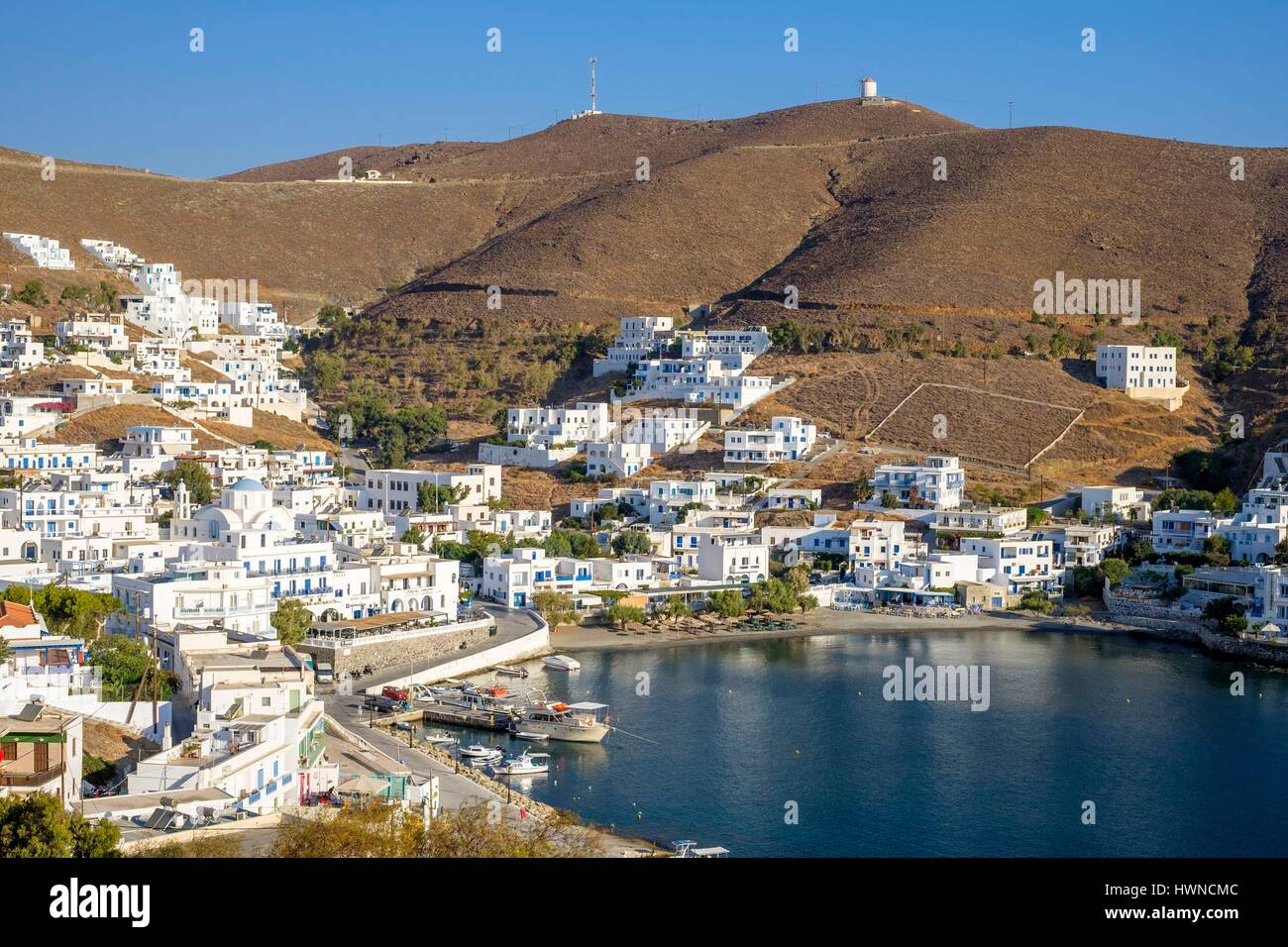 Greece, Dodecanese archipelago, Astypalaia island, Chora and Pera ...