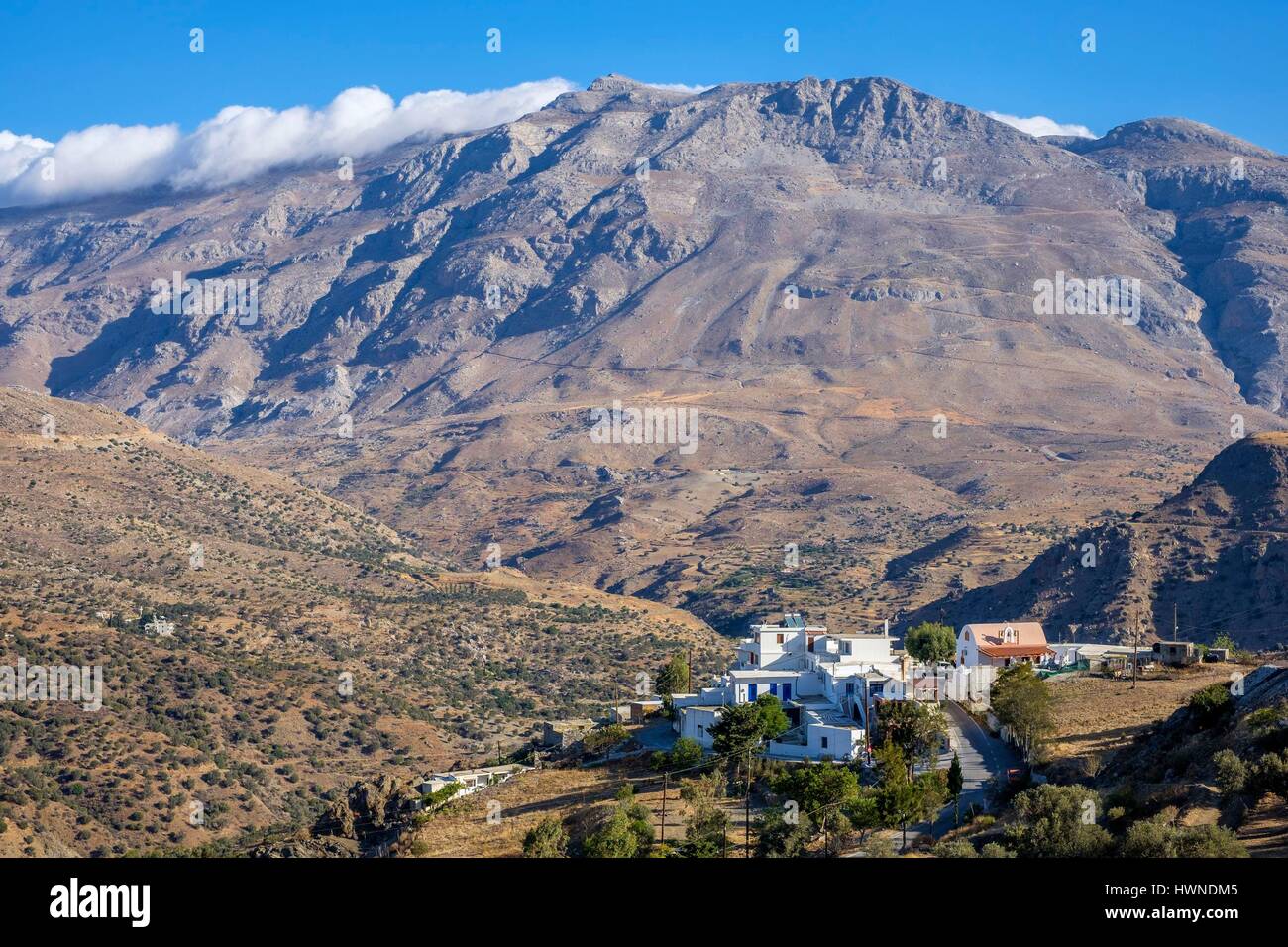 Greece, Crete, Messara Plain, Kato Sakturia hamlet Stock Photo - Alamy