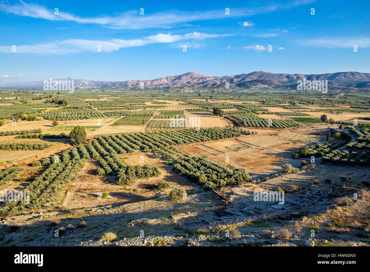 Greece, Crete, Messara Plain Stock Photo - Alamy