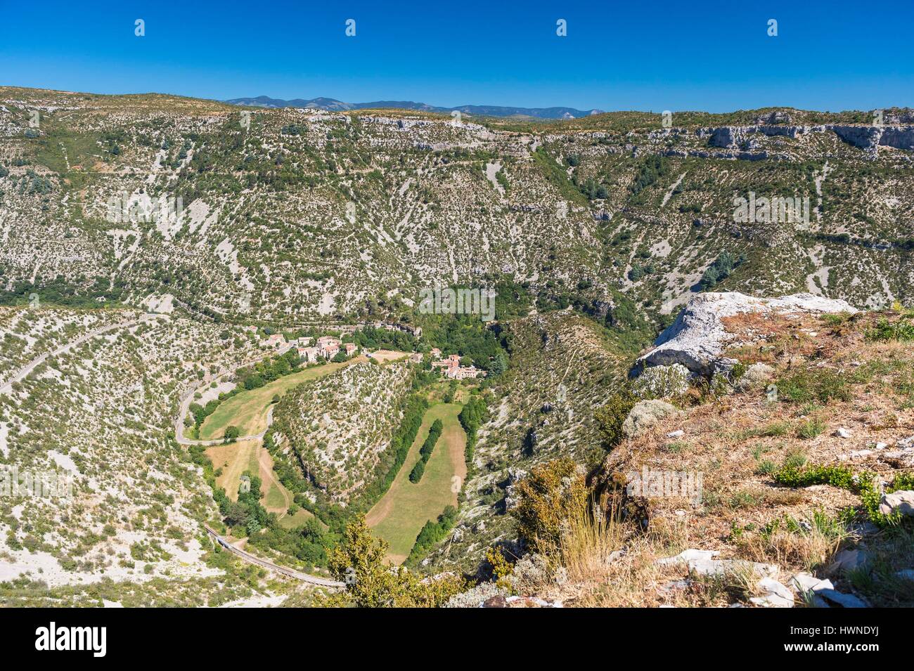 Gorges de la vis cirque de navacelles hi-res stock photography and ...