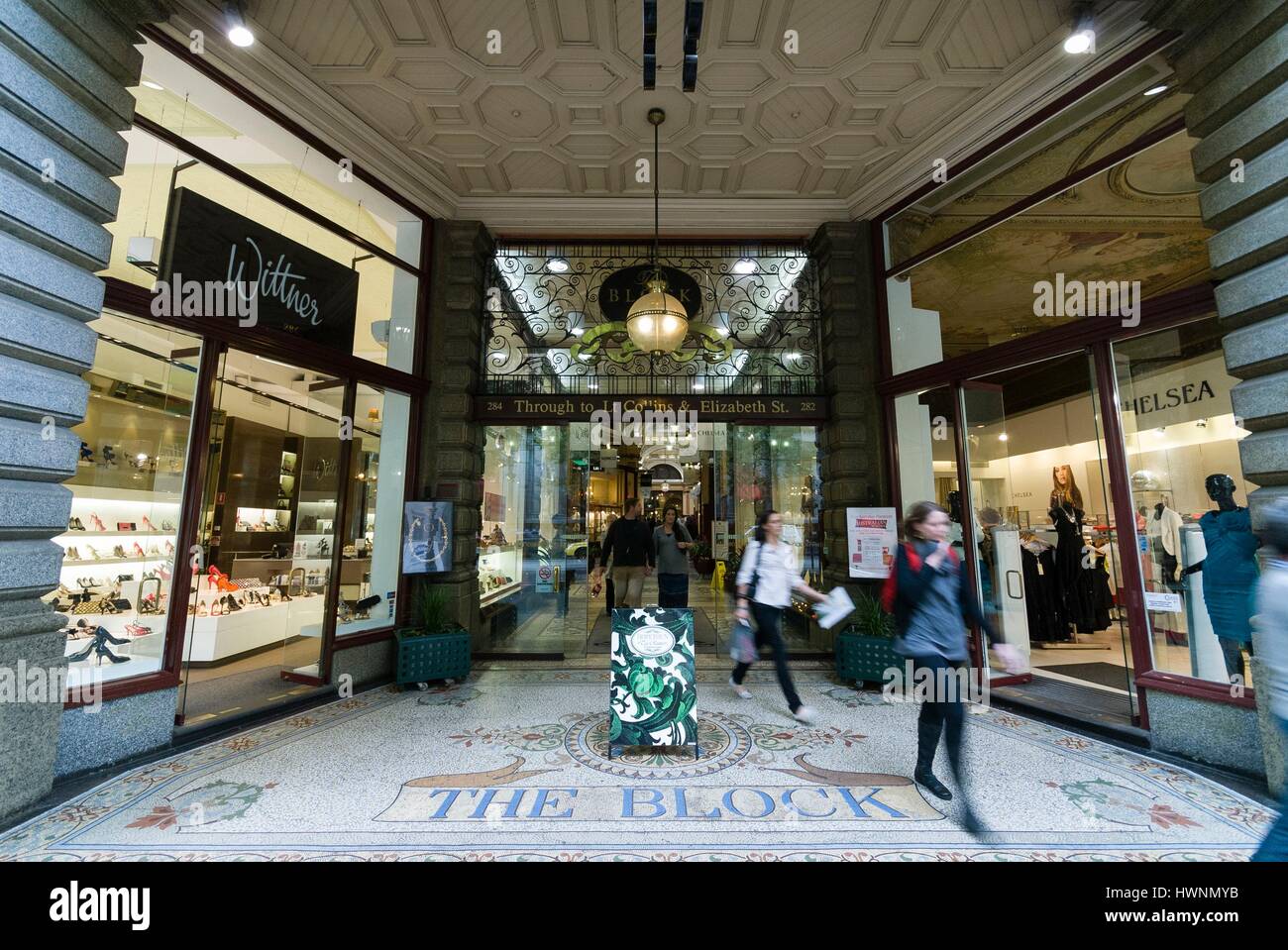 Australia, Victoria, Melbourne, The Block Arcade Stock Photo - Alamy