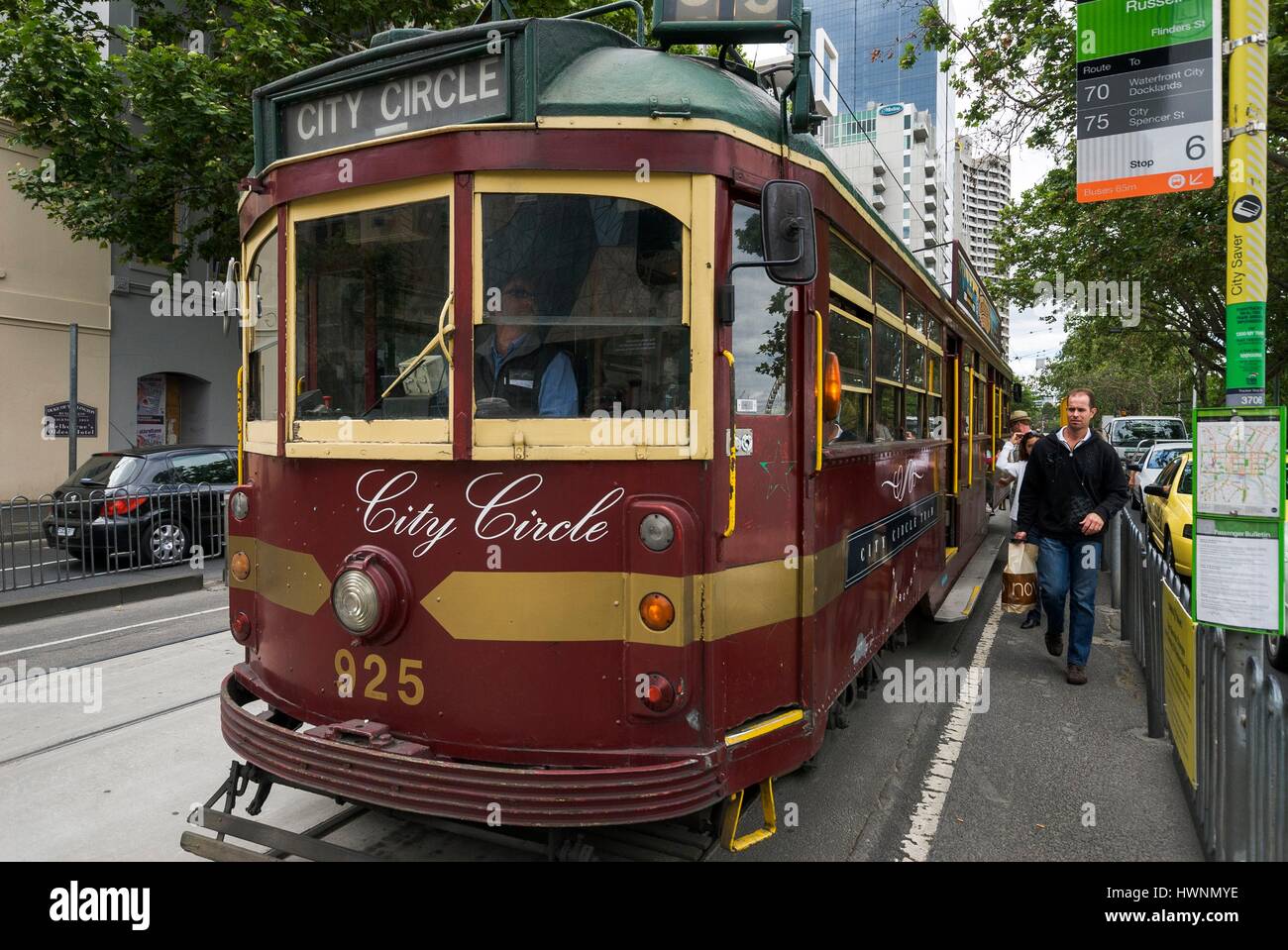 Australia, Victoria, Melbourne, tramway city circle Stock Photo - Alamy