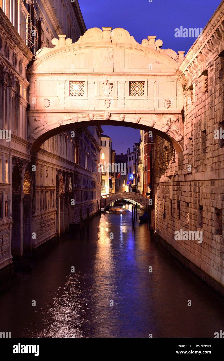 Italy, Venetia, Venice, listed as World Heritage by UNESCO, Ponte dei ...