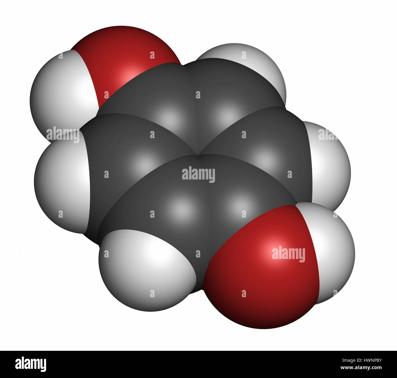 Hydroquinone reducing agent molecule. Used in development of ...