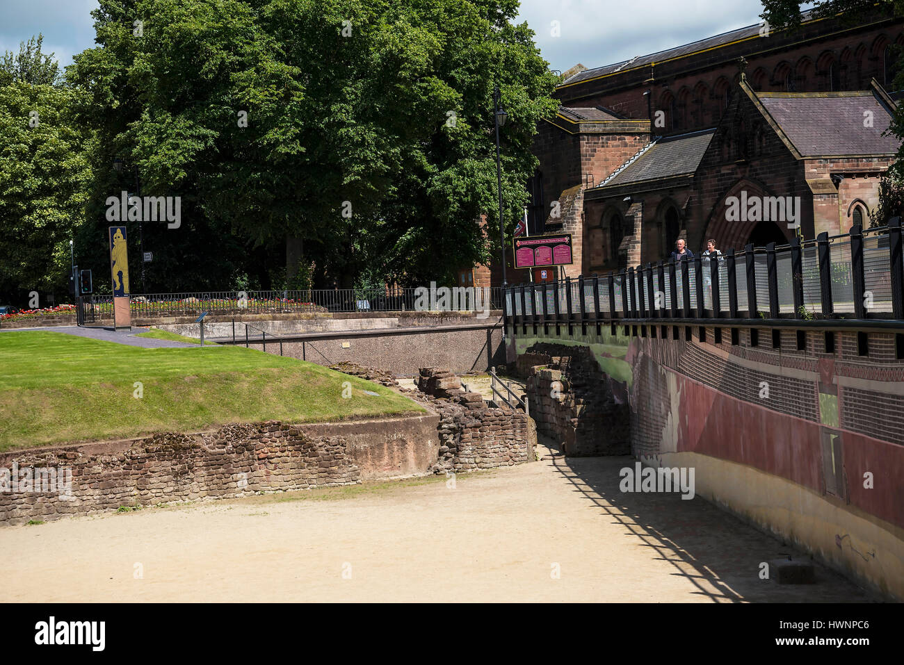 Roman Amphitheatre in Chester is the County City of Cheshire England ...