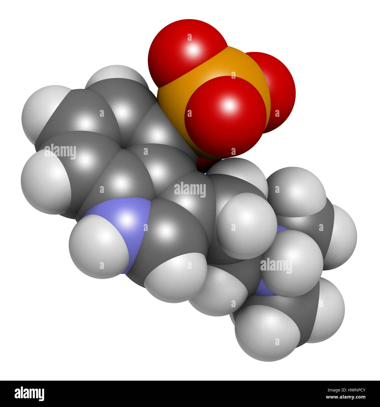 Psilocybin Molecule 3d