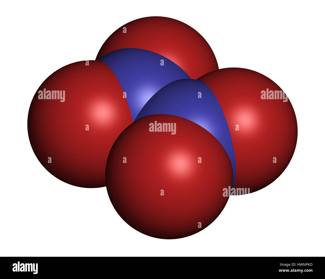 Nitrogen tetroxide (dinitrogen tetroxide, N2O4) rocket propellant ...
