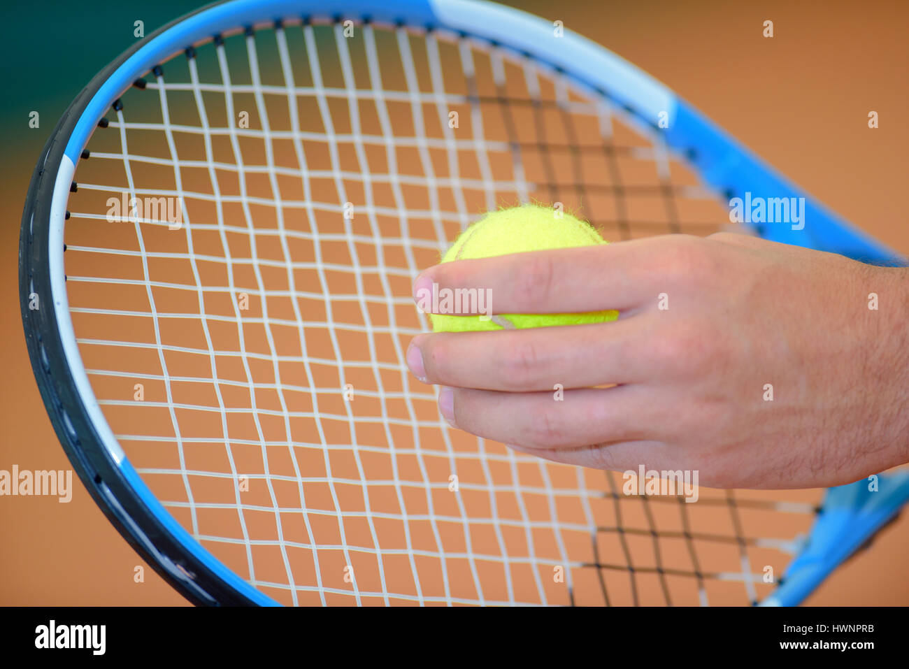 tennis ball and racket Stock Photo - Alamy