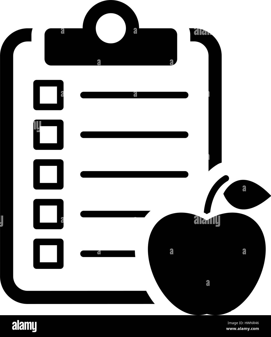 Healthy Eating Icon. Flat Design Stock Vector Image & Art - Alamy