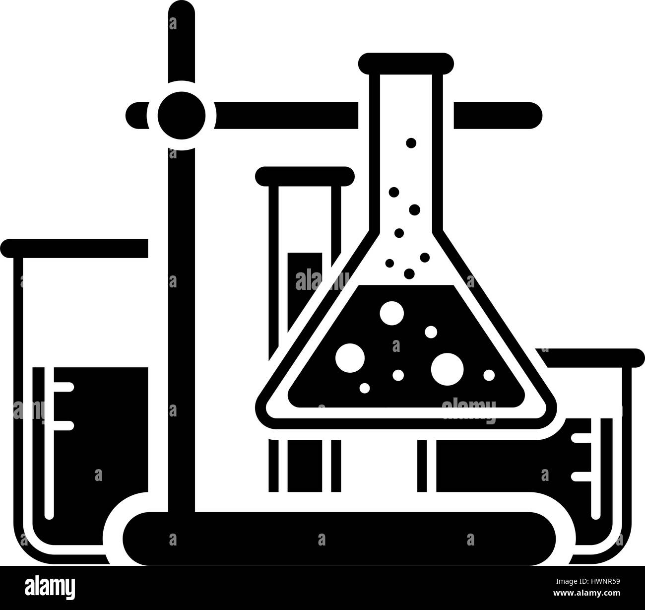 Laboratory Analysis Icon. Flat Design Stock Vector Image & Art - Alamy
