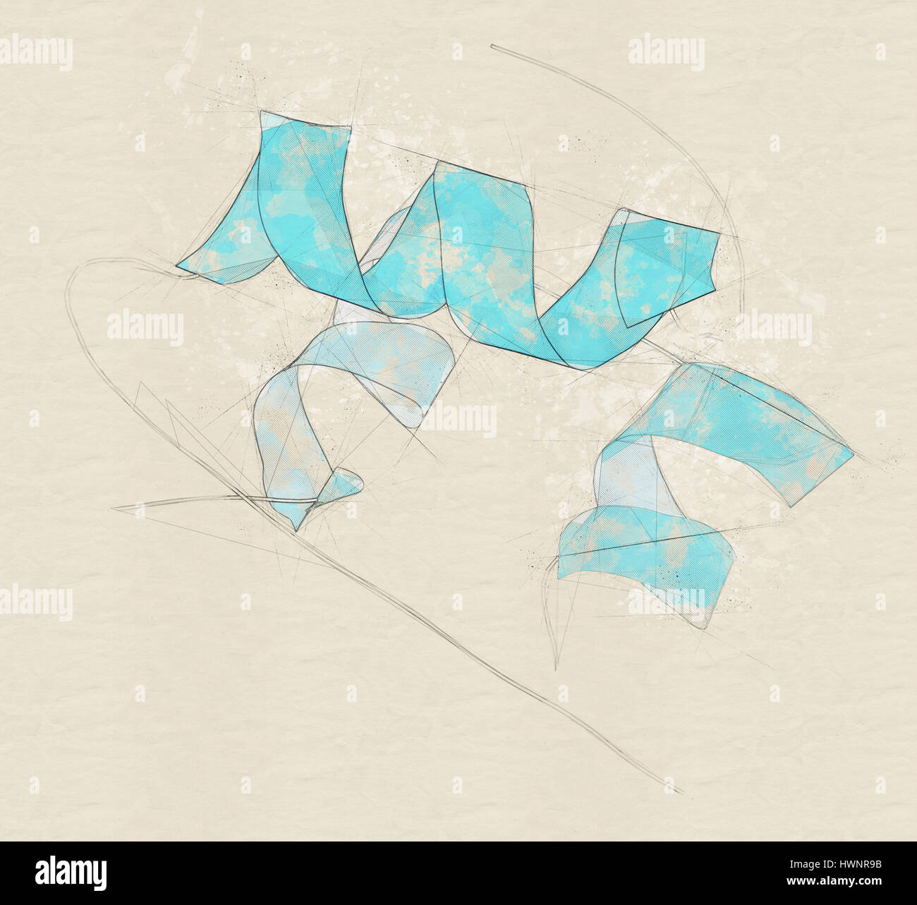 Insulin peptide hormone, 3D rendering, chemical structure. Important ...