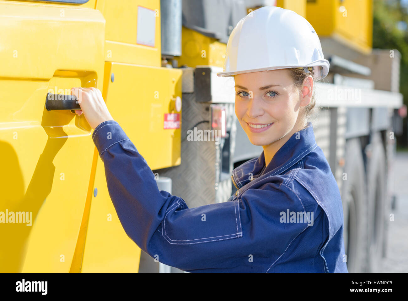 Woman Heavy Equipment Operator High Resolution Stock Photography and ...