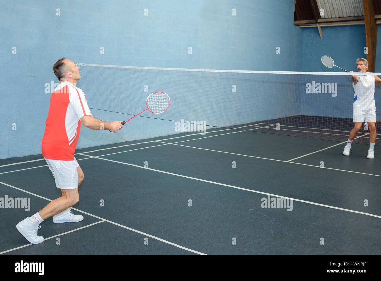 Badminton rally hi-res stock photography and images - Alamy