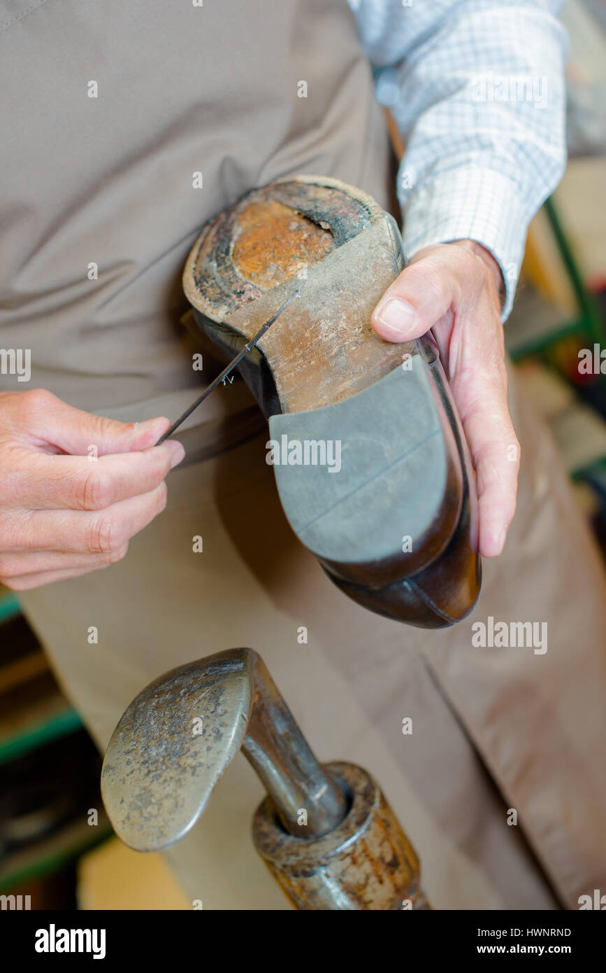 Sole preparation hi-res stock photography and images - Alamy