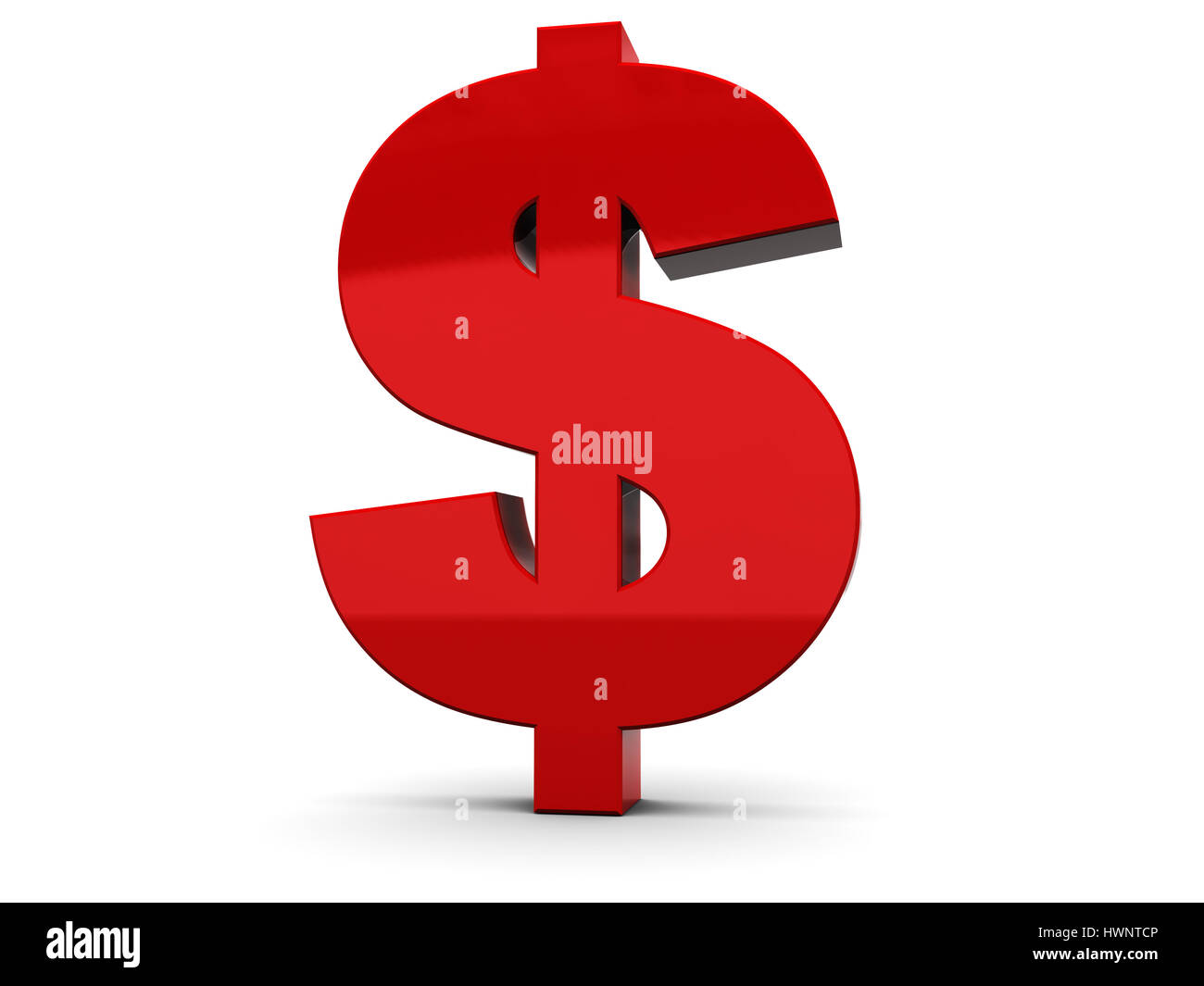 Red Dollar Bill Sign