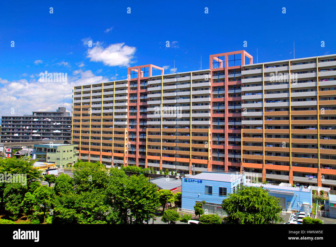 Apartment House in Tokyo Japan Stock Photo - Alamy