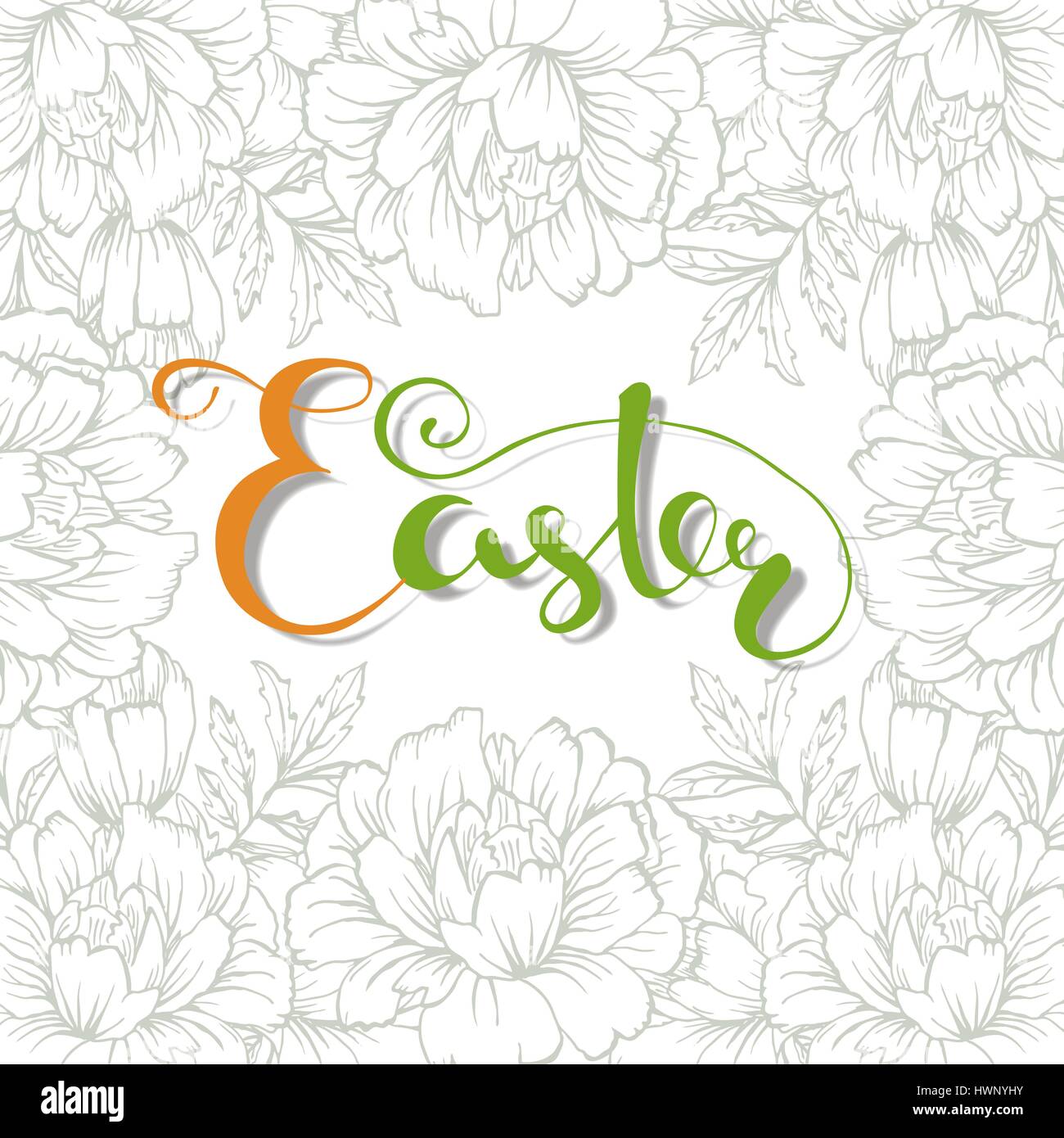 Easter typography hi-res stock photography and images - Alamy