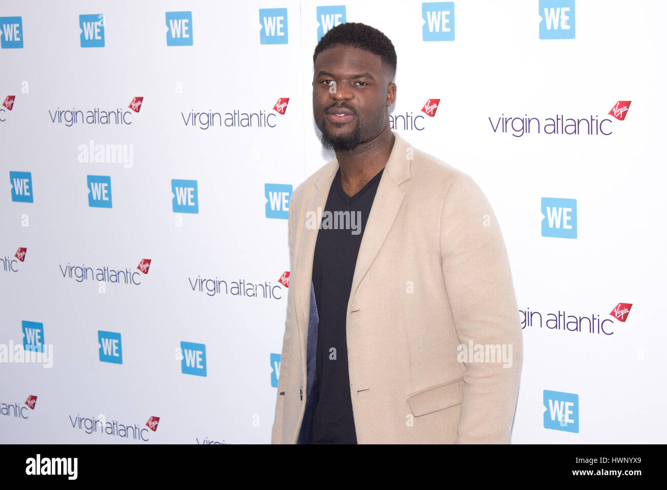 Karl Lokko arriving at We Day UK, Wembley Arena - 22 March 2017 Stock ...