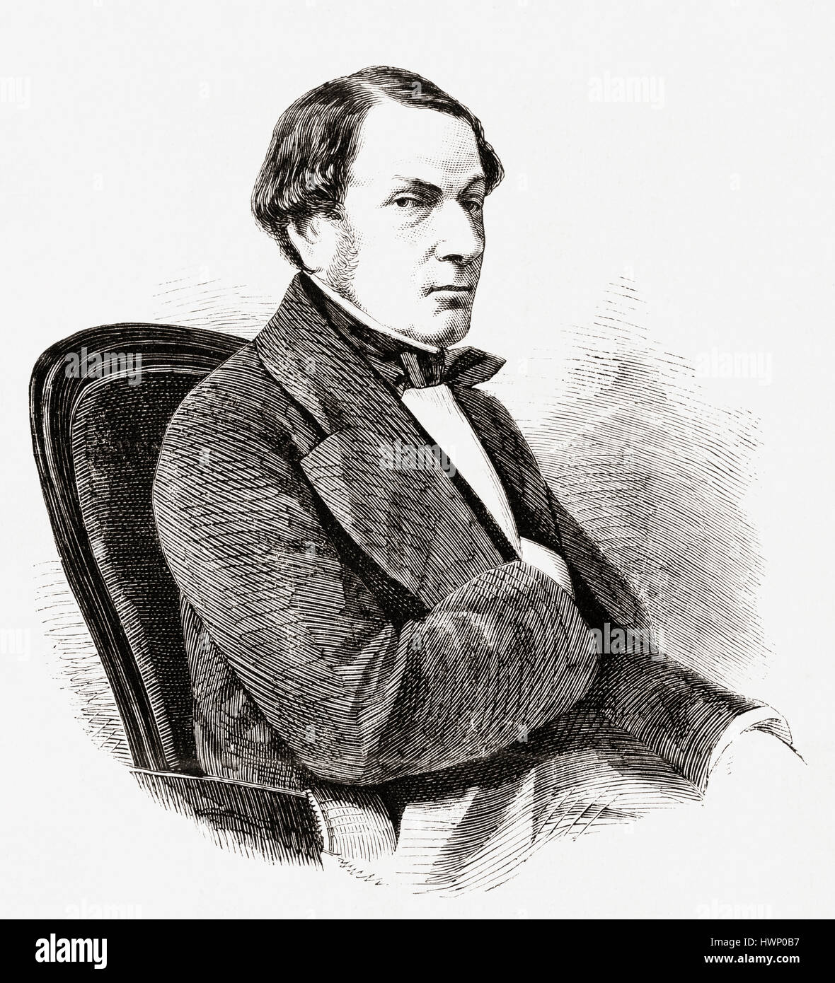 Achille Fould, 1800 – 1867. French financier and politician. From L ...