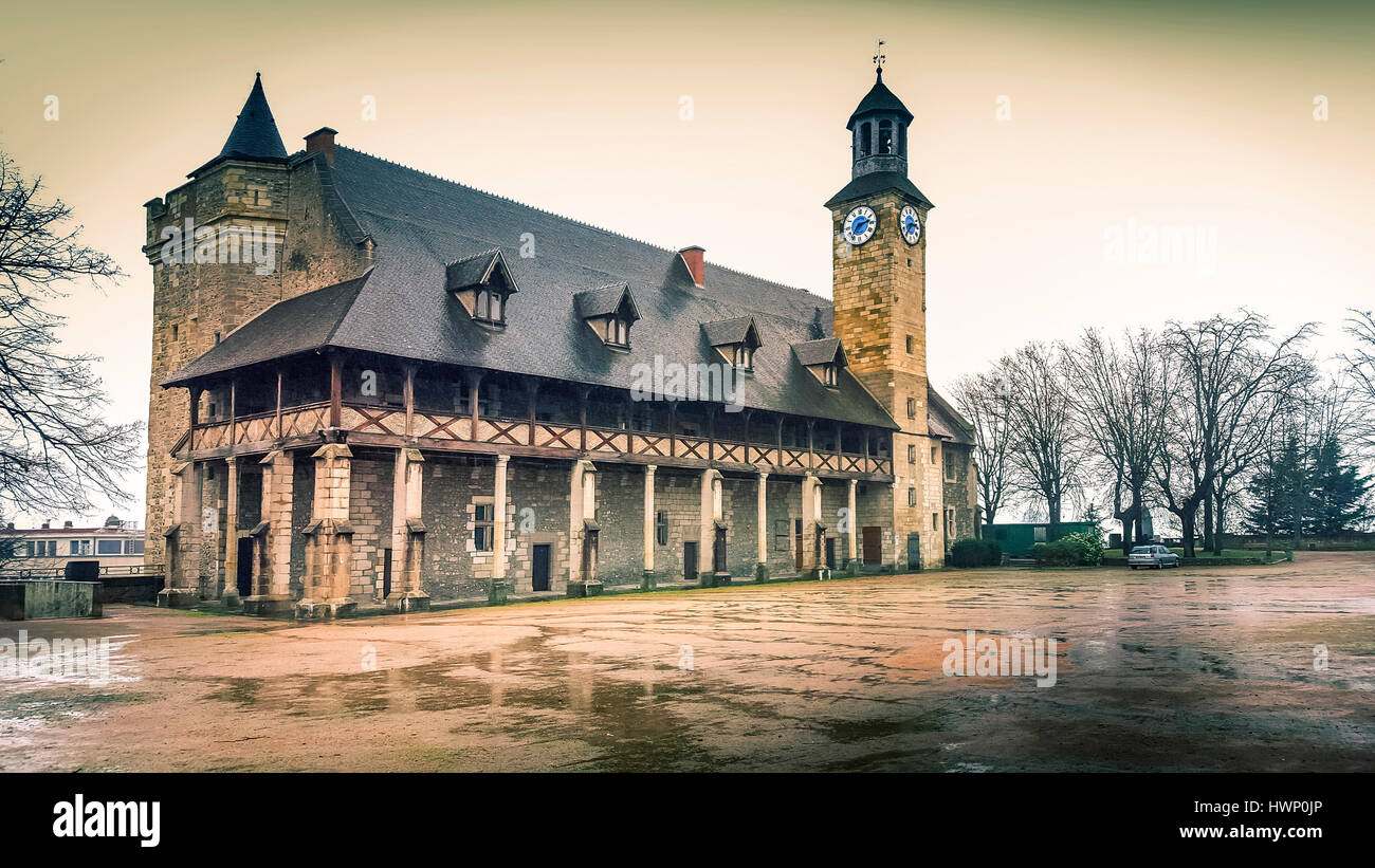 Castle of Les Ducs de Bourbon, Montlucon, Allier, France, Europe Stock ...
