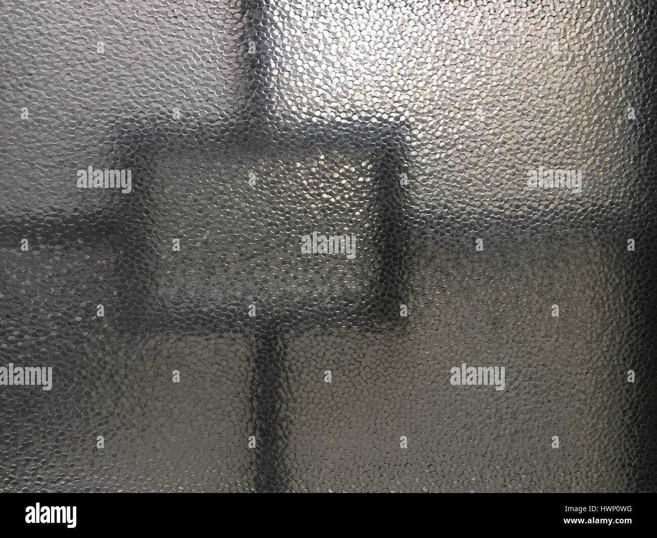 Window made with structured glass as a background Stock Photo - Alamy