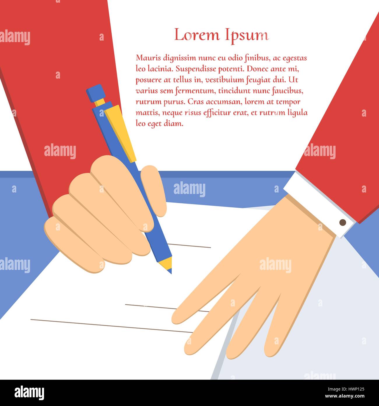 Notebook agreement Stock Vector Images - Alamy