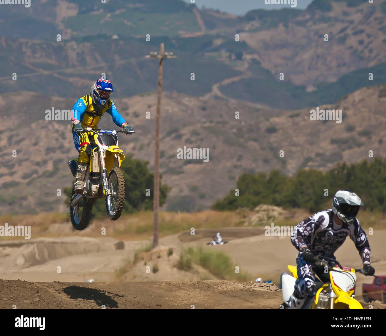 Motocross racers at Pala Raceway, Pala CA US Stock Photo - Alamy
