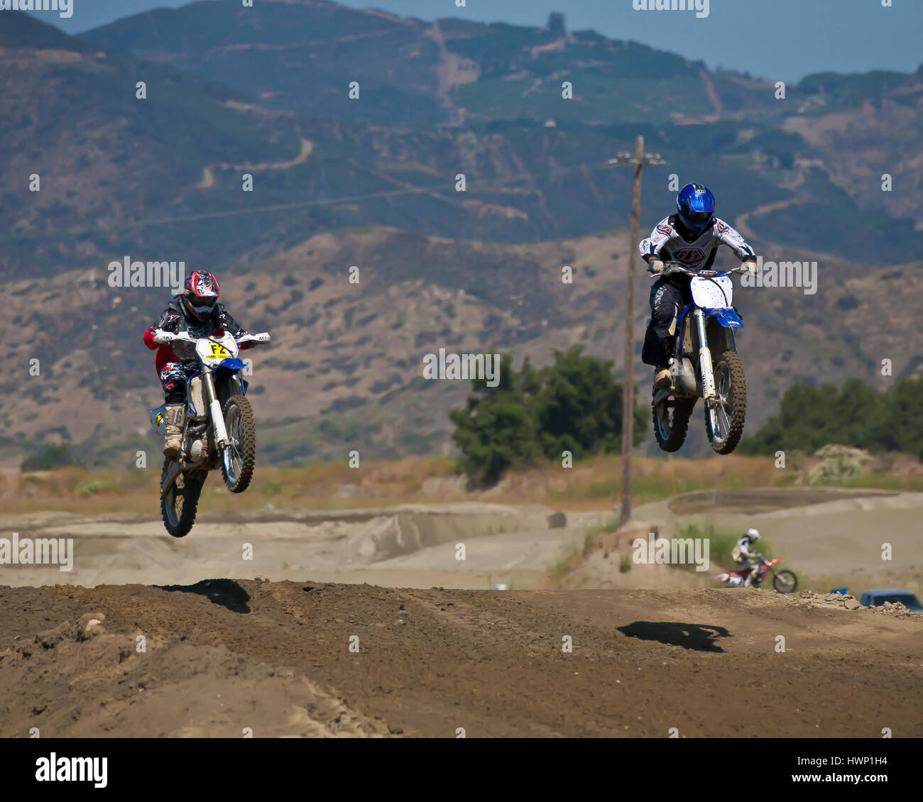 Motocross racers at Pala Raceway, Pala CA US Stock Photo - Alamy