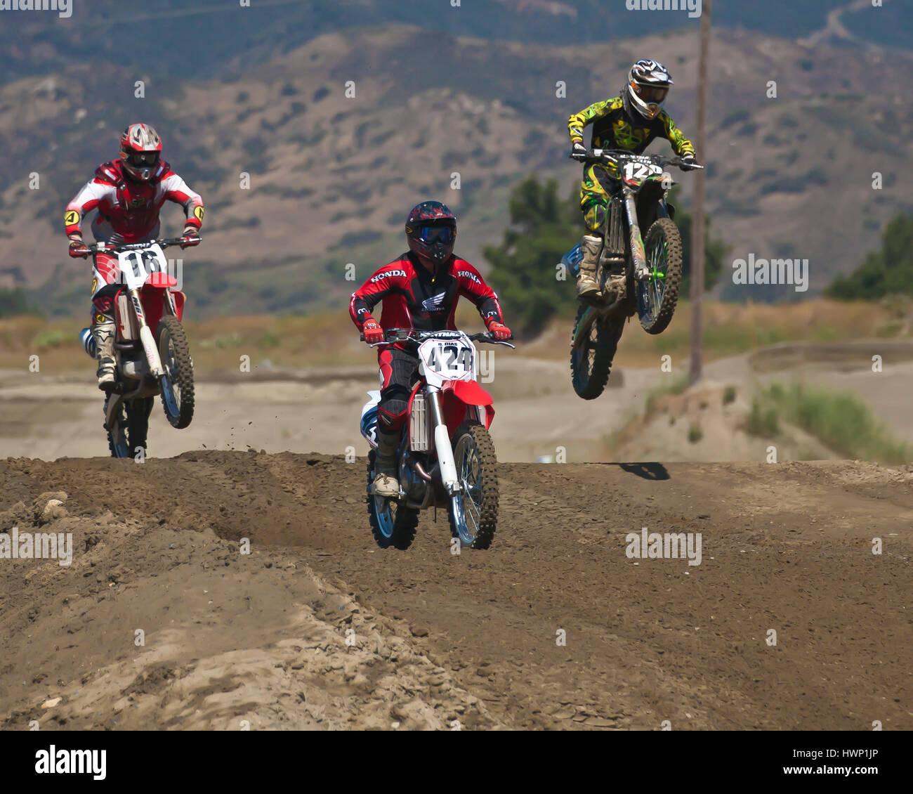 Motocross racers at Pala Raceway, Pala CA US Stock Photo - Alamy