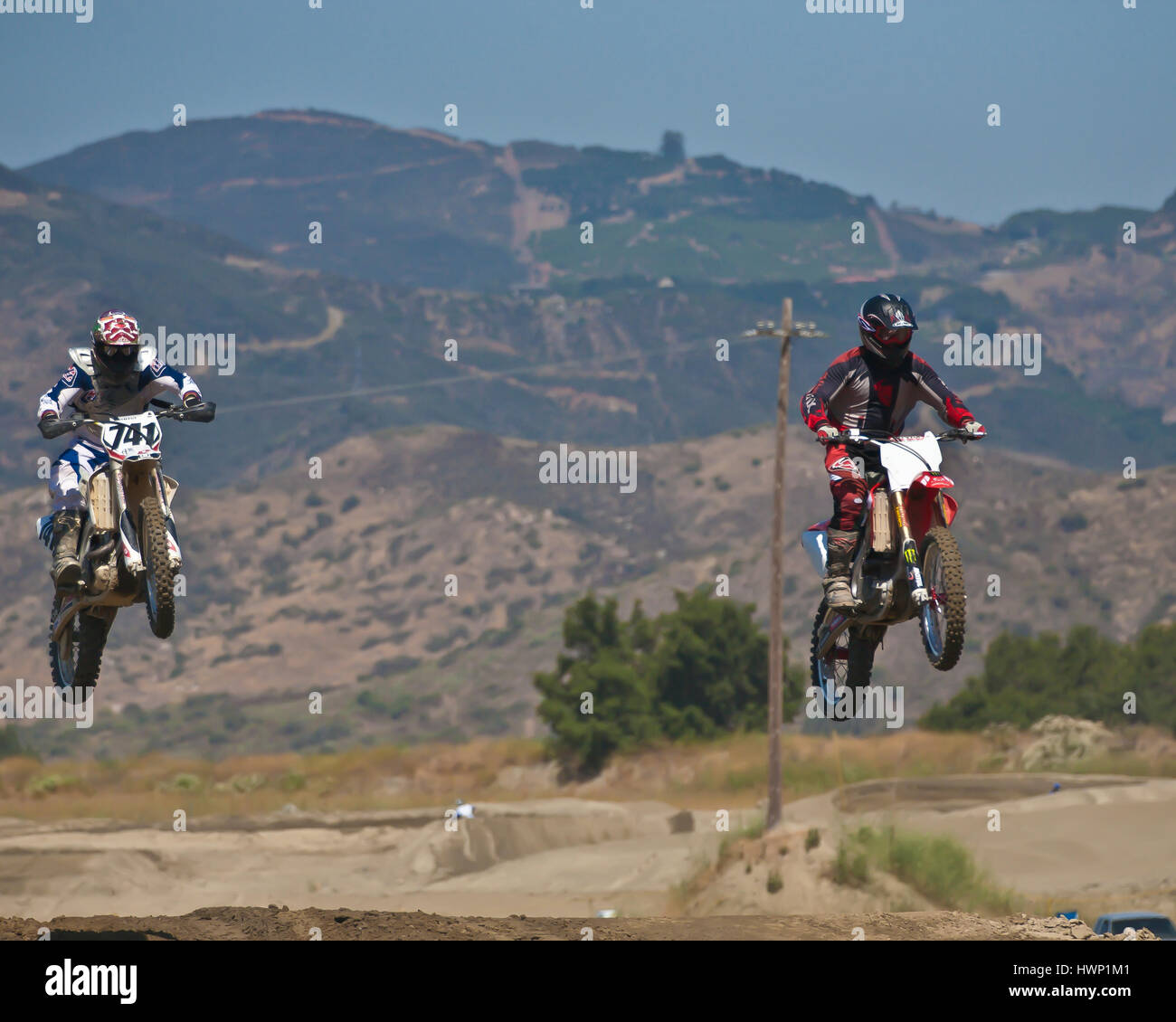Motocross racers at Pala Raceway, Pala CA US Stock Photo - Alamy