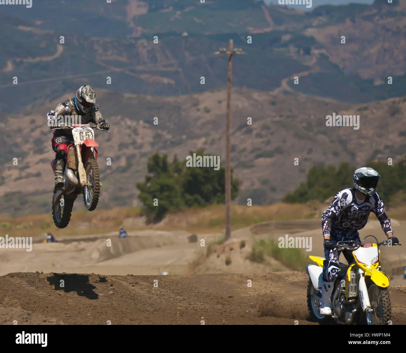 Motocross racers at Pala Raceway, Pala CA US Stock Photo - Alamy