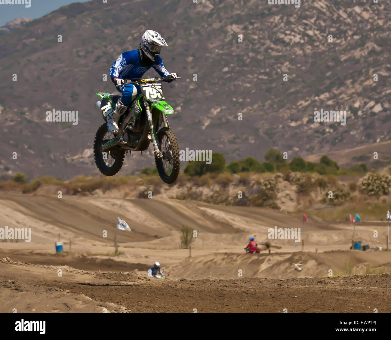 Motocross racers at Pala Raceway, Pala CA US Stock Photo - Alamy