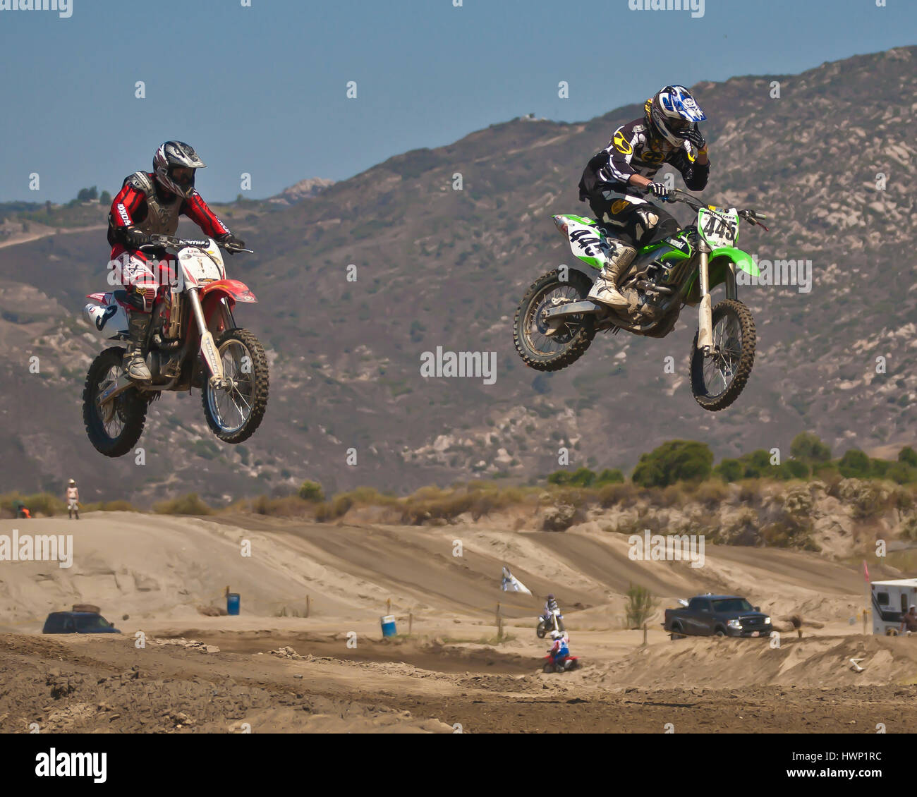 Motocross racers at Pala Raceway, Pala CA US Stock Photo - Alamy