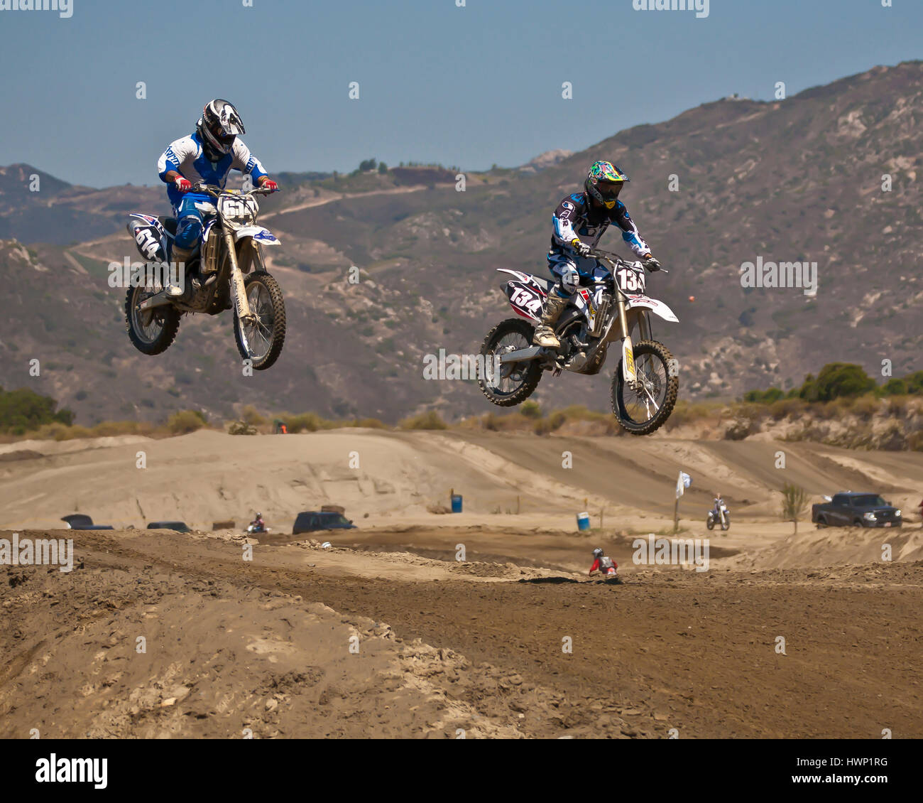 Motocross racers at Pala Raceway, Pala CA US Stock Photo - Alamy