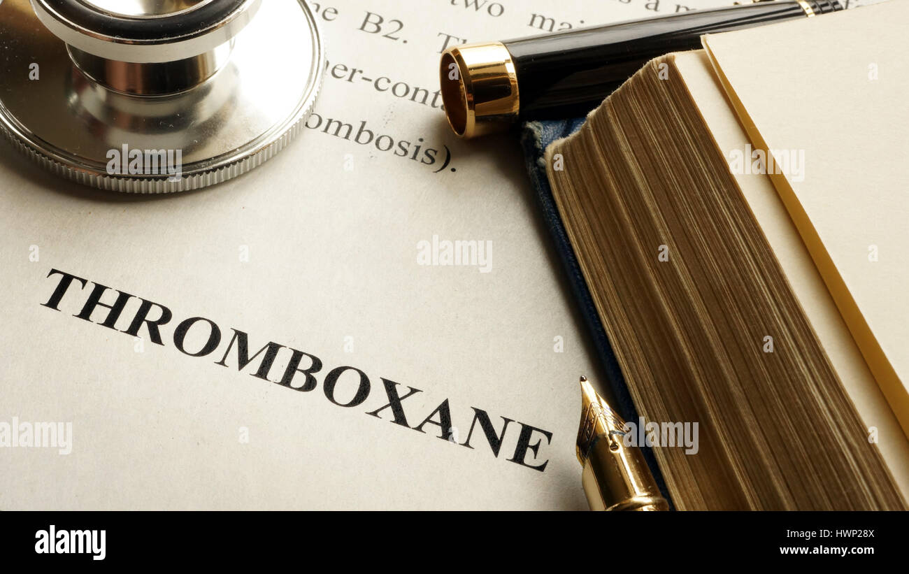 Thromboxane a2 molecule hi-res stock photography and images - Alamy