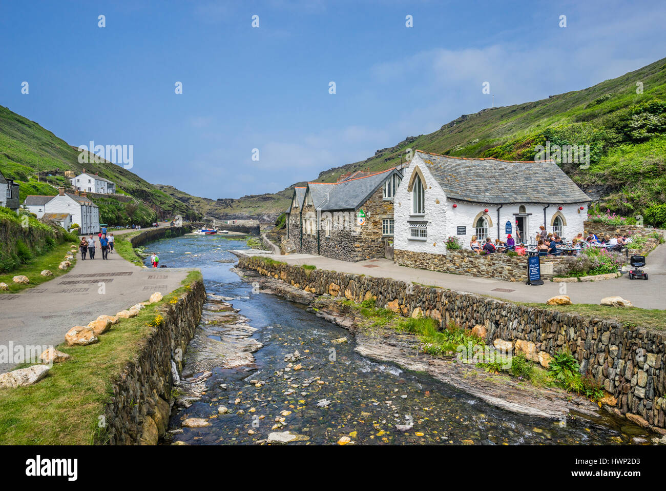United Kingdom, South West England, Conwall, Boscastle, River Valency ...