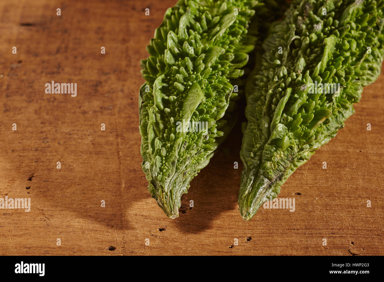 Whole, fresh Indian Bitter Melon Stock Photo - Alamy