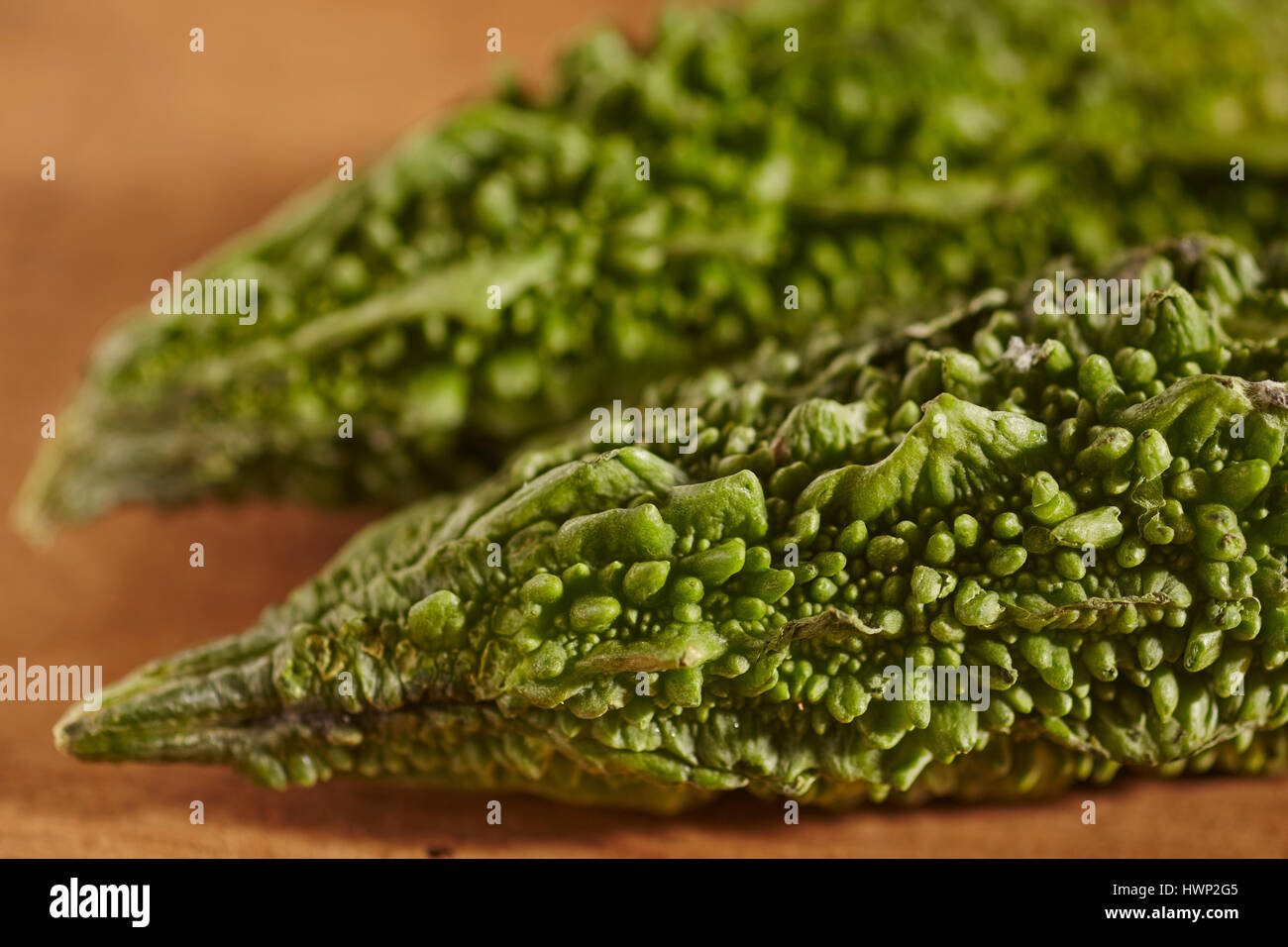 Whole, fresh Indian Bitter Melon Stock Photo - Alamy