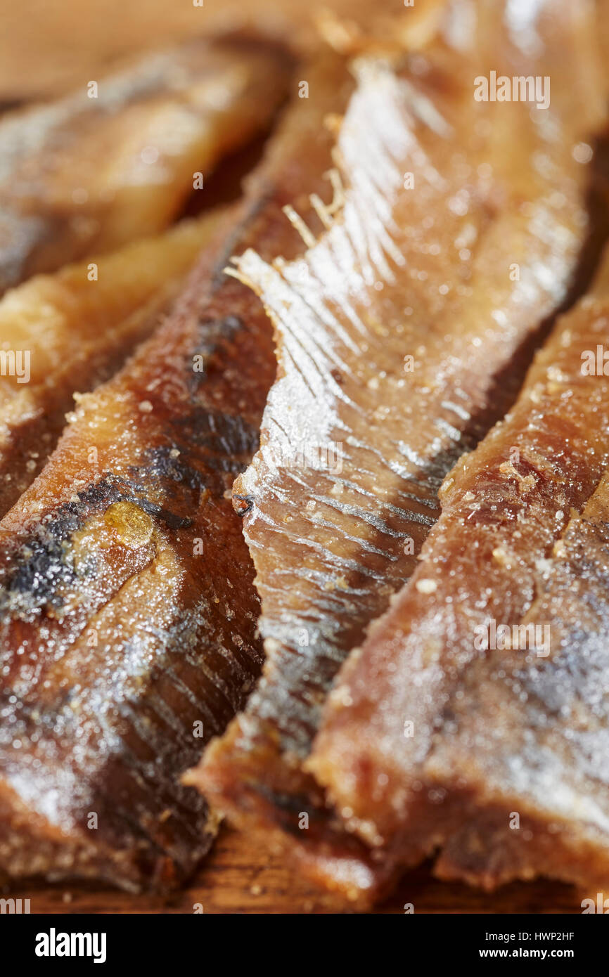 Dried, salted herring from Norway and meant for cooks in Latin America ...