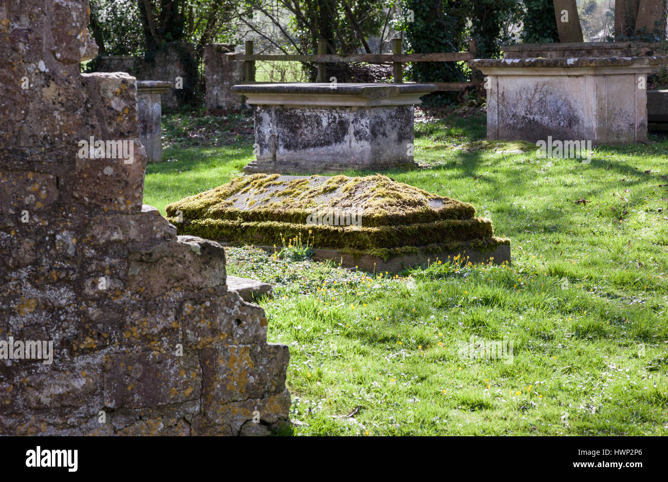 Old St Leonards Church, in the village of Sutton Veny, Wiltshire ...