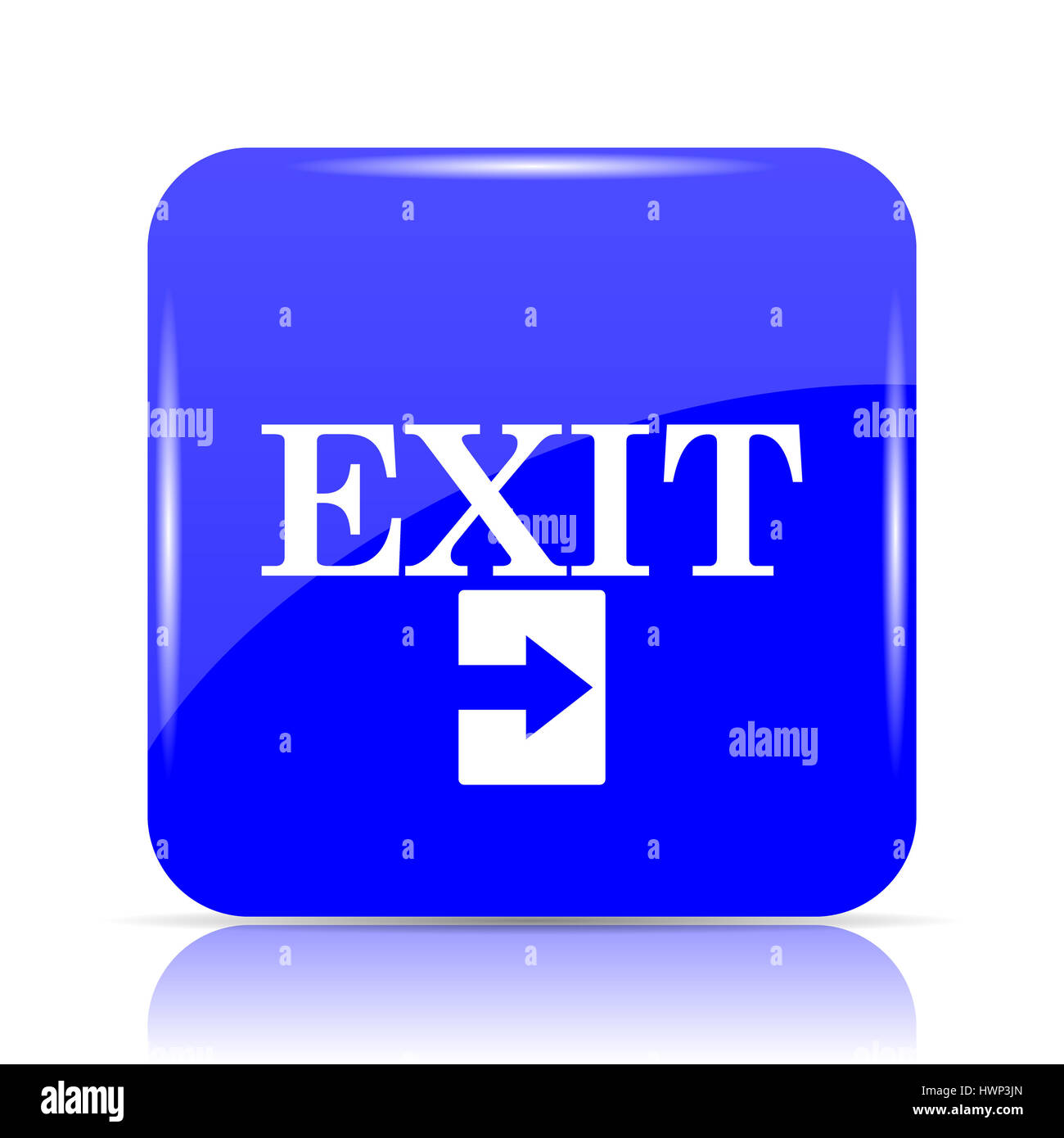 Exit icon exit website button hi-res stock photography and images - Alamy