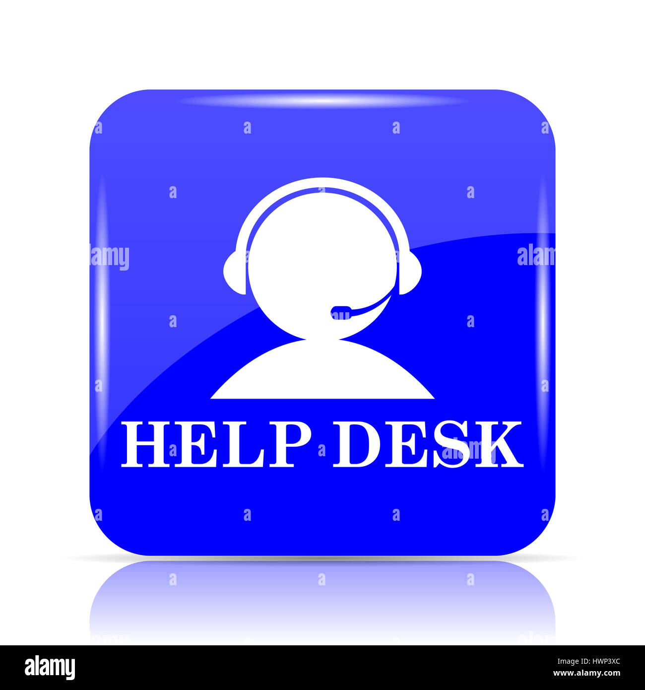 Blue Help Button